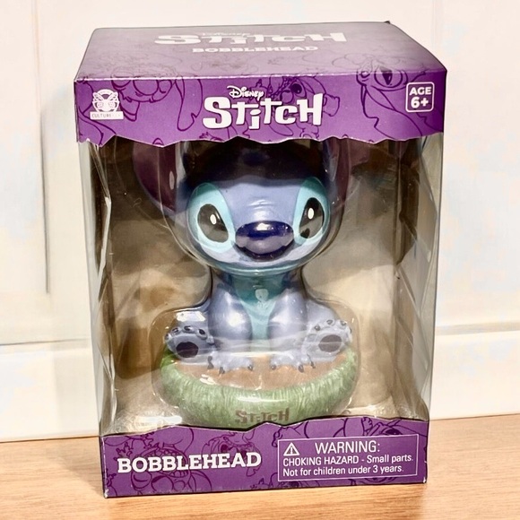 Disney | Toys | New Disney Stitch Bobblehead Figurine 5 By Culturefly ...